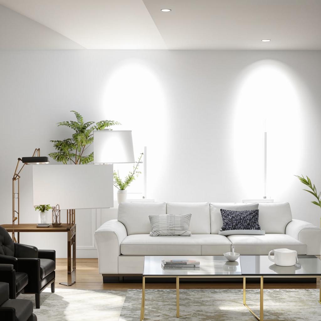 Белые фотообои в интерьере от компании Декорация - Декорация